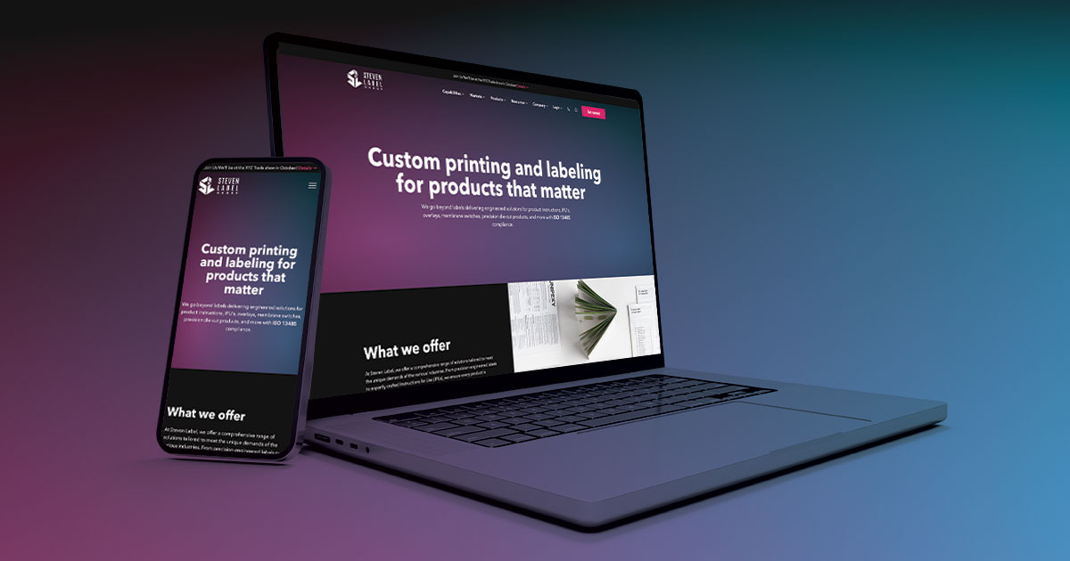 Steven Label - Custom printing and labeling for products that matter